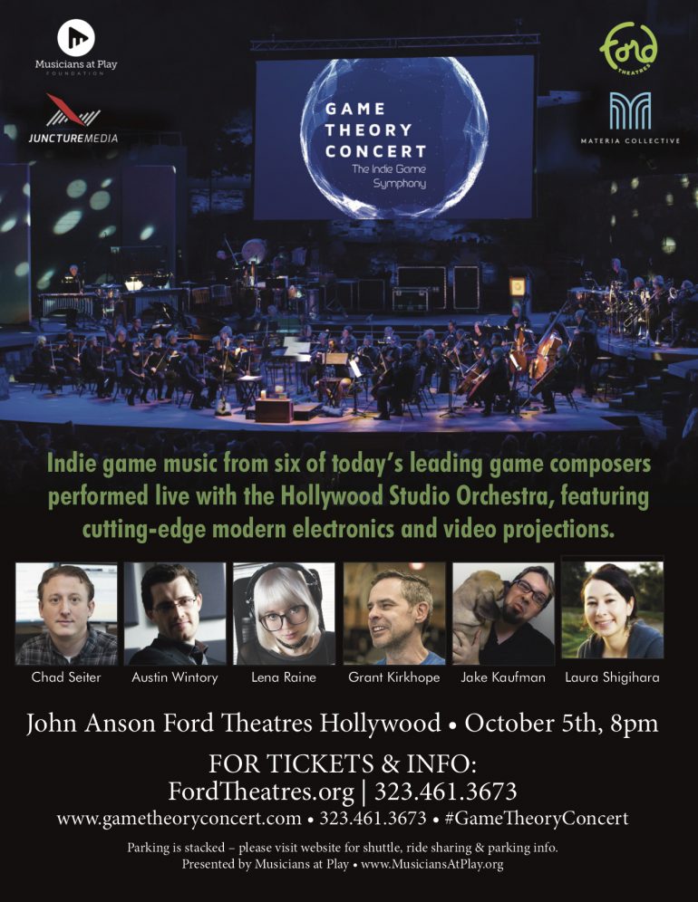 Indie Video Games Concert Event “Game Theory” at Ford Theaters in Los ...